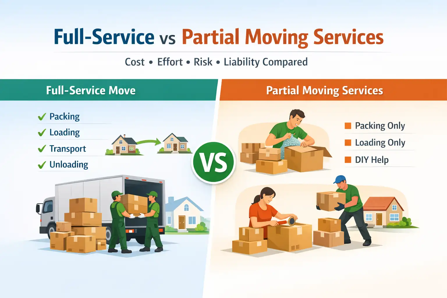 Full-Service Vs Partial Moving Services: Which Is Right For You? | Save ...