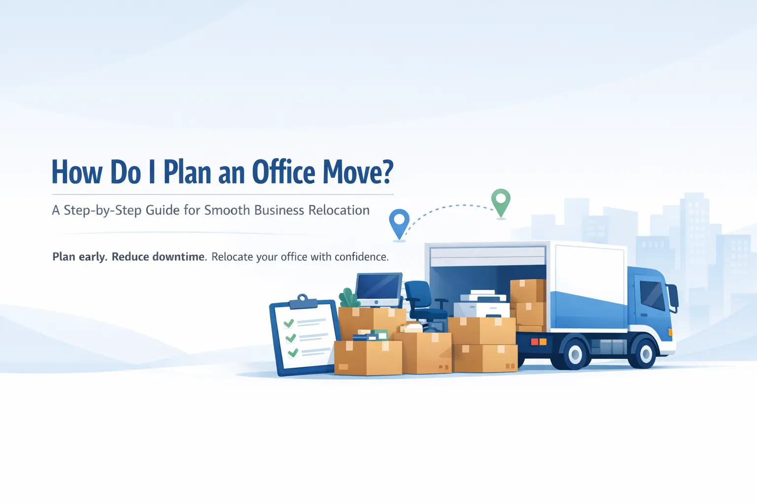 How To Plan An Office Move For Zero Downtime | 6 Packers And Movers